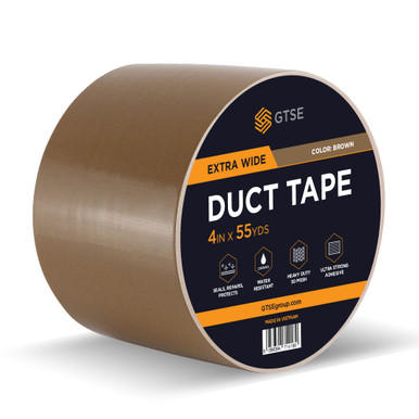Premium Brown Duct Tape, Heavy Duty Duct Tape, Waterproof Gaffa Tape - GTSE