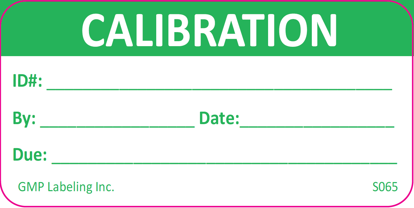 Calibration Labels