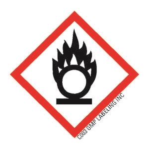 Oxidizers - GHS Warning Label - GMP Labeling