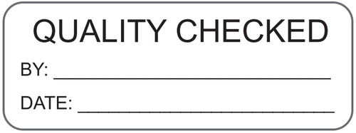 QUALITY CHECKED Self Inking Stamp