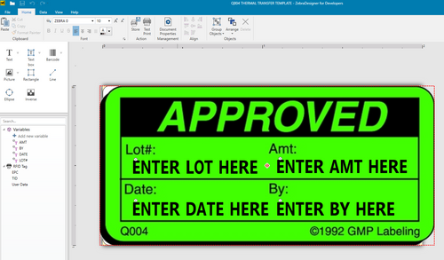 Zebra Designer 3 Print Software