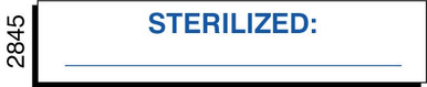 2845 STERILIZED:________ GMP Signage - GMP Labeling
