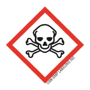 Toxic - GHS Warning Label - GMP Labeling