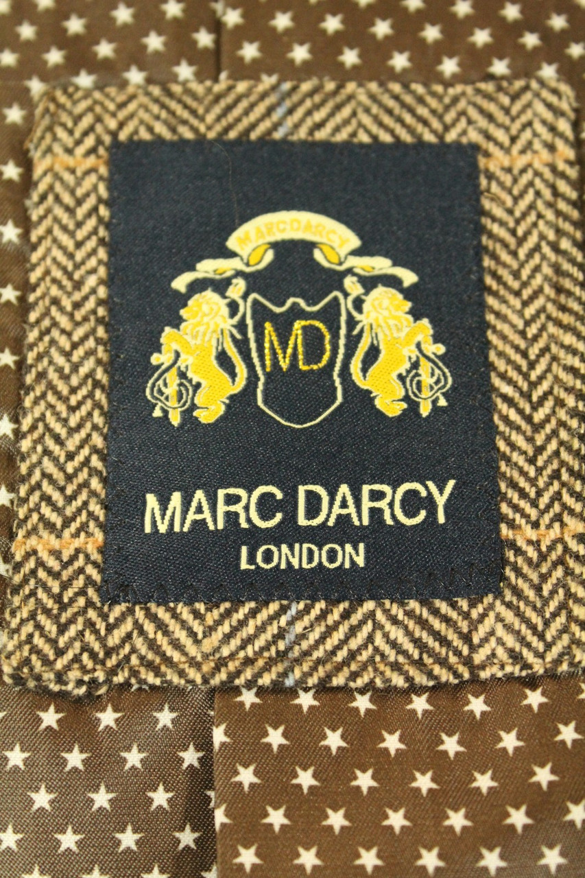 Marc Darcy Brown Check 40R Elbow Patch Modern Tweed Mens Jacket - Live ...