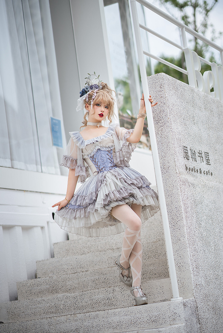 Chiffon Love Mood, Classic Lolita Fashion Bustle Back Shorts Puffy ...