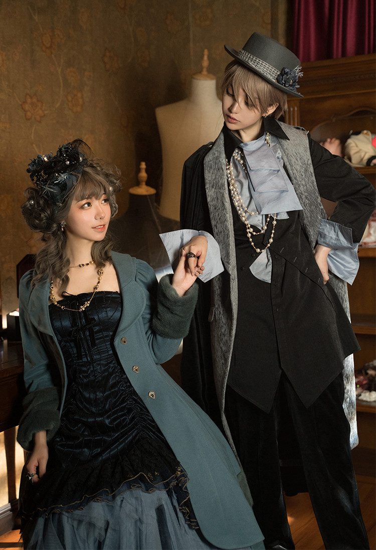 Skald, Elegant Gothic Aristocrat Fashion Dandy Ouji Prince False 2pcs ...