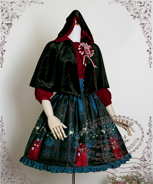Time Lord, Cyber Gothic 7/10 Length Puffy Sleeves Blouse&Jabot*4colors ...