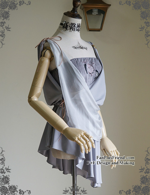 Vintage Silk Top Bandeau Ancient Greek Goddess Sleeveless Wrap Top Grey ...