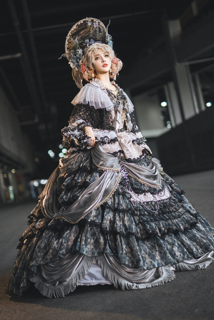 Ceremony Time, Victorian Rococo Lolita Fashion Hime Cuffs Off the ...