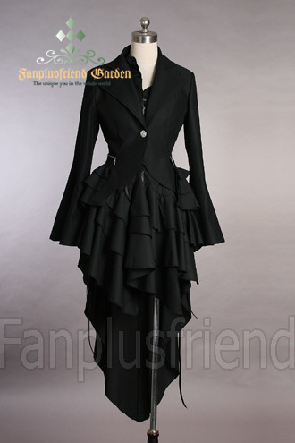 Elegant Gothic Bias Dark Princess Dress*Instant Shipping