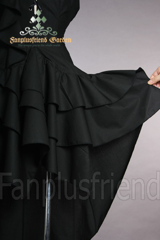 Elegant Gothic Bias Dark Princess Dress*Instant Shipping