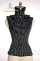 Elegant Gothic Aristocrat Frilly Jabot Lacing-up Corset Vest*3colors ...
