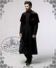 Elegant Gothic Aristocrat Large Cross Wool Long Coat