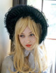 Vintage Rococo Lolita Retro Handmade Bonnet Ladies Jacquard Hat
