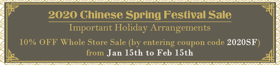 2020 Chinese Spring Festival Sale & Important Holiday Arrangements ...