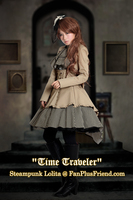 "Time traveler" Steampunk Lolita Series - fanplusfriend