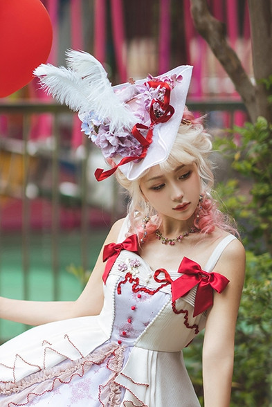 Petal Labyrinth, Classic Lolita Elegant Handmade Chic Fashion Roll Up ...