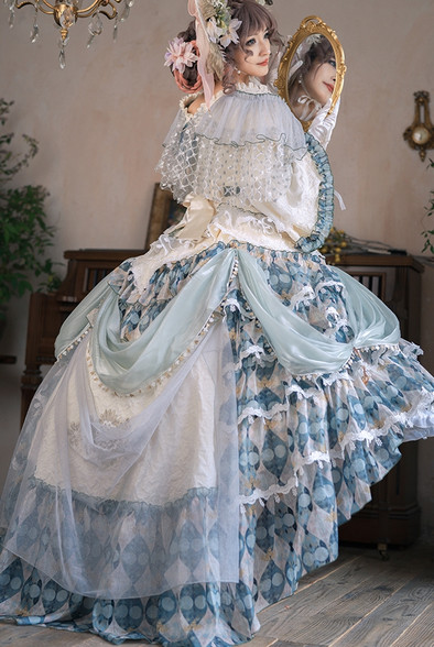Ceremony Time, Victorian Rococo Lolita Fashion Hime Cuffs Off the ...