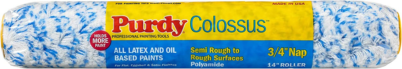 14" Purdy Colossus Woven Polyamide High-Capacity Roller 3/4" Nap ...