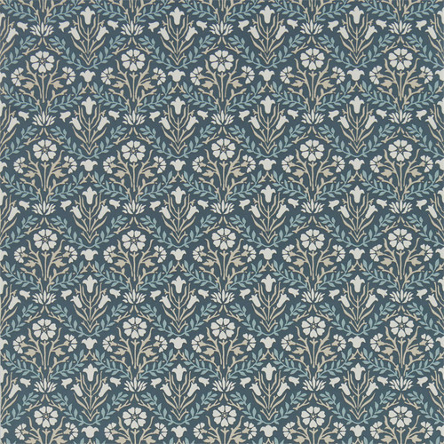 DMA4216436 - Morris 160th Anniversary Classic Floral Blue Morris & Co ...