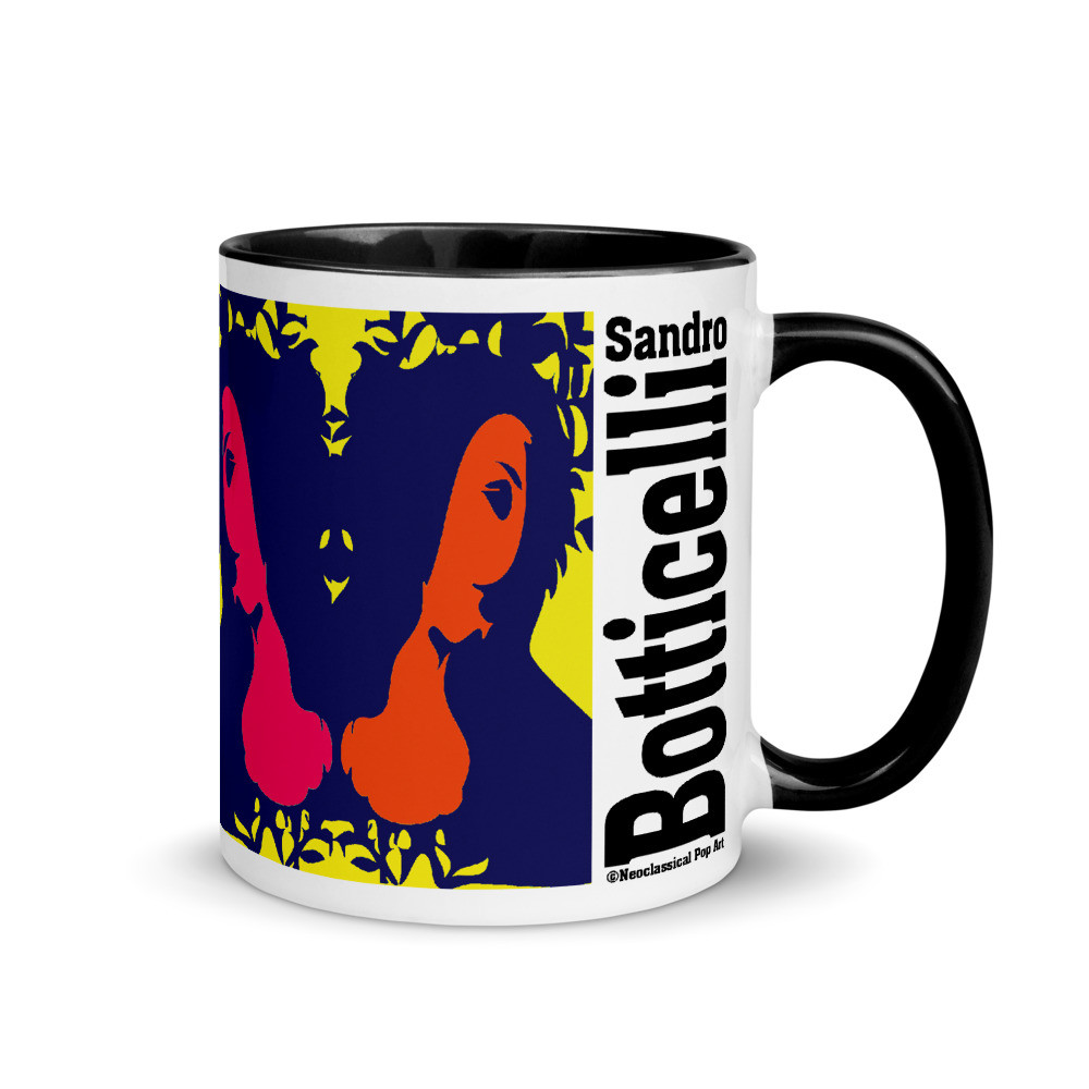 On Sale Sandro Botticelli Athena Pop Art Gift Mug | Neoclassical Pop Art