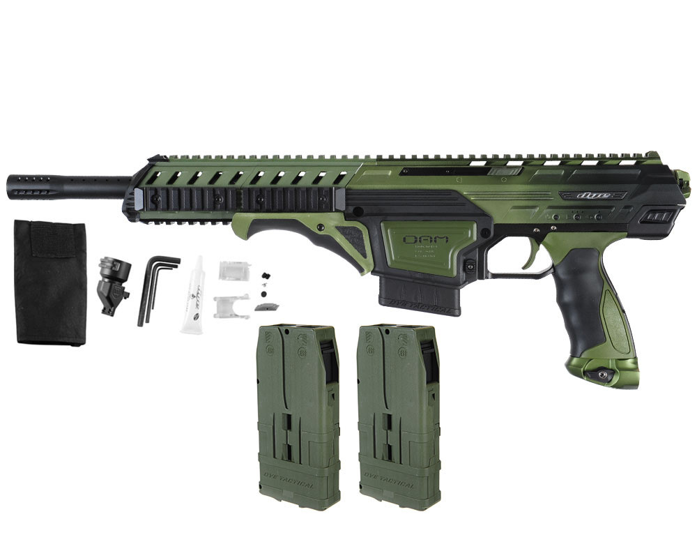 Dye Assault Matrix DAM Paintball Gun - Forest Fade