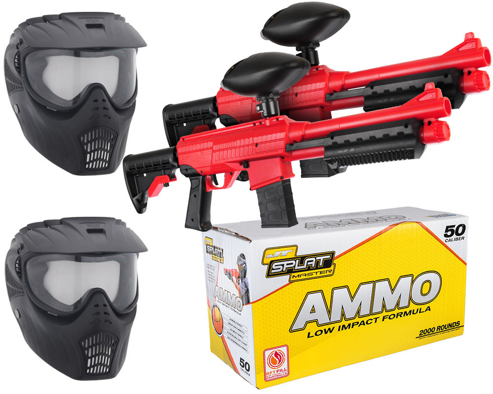 JT Splatmaster .50 Cal Z18 Shotgun Duel Kit - Red