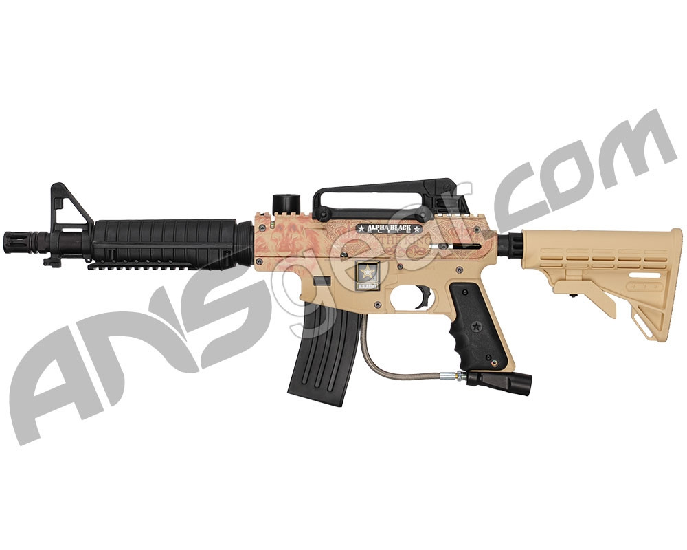 Tippmann US Army Alpha Black Elite Tactical Paintball Gun - Tan