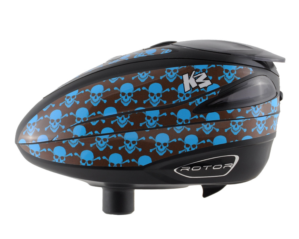 KM Rotor Loader Wrap - Skull Brown/Blue (ZYX-0609)