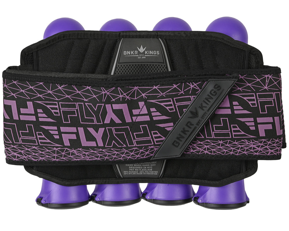 Bunkerkings Fly2 Pack Paintball Harness - 4+7 - Purple Dimension