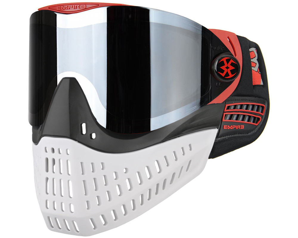 Empire E-Flex Paintball Mask/Goggle - Red/Grey/White