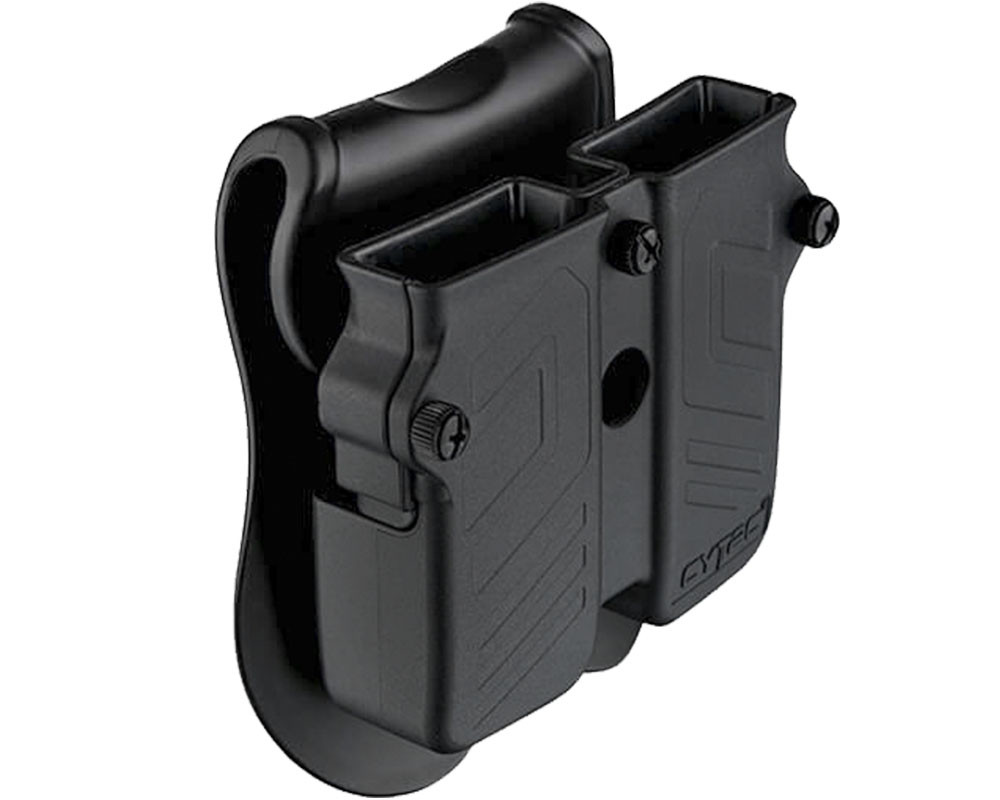Cytac Universal Double Magazine Pouch - Black (103425) (CY-MPU) (ZYX-1834)