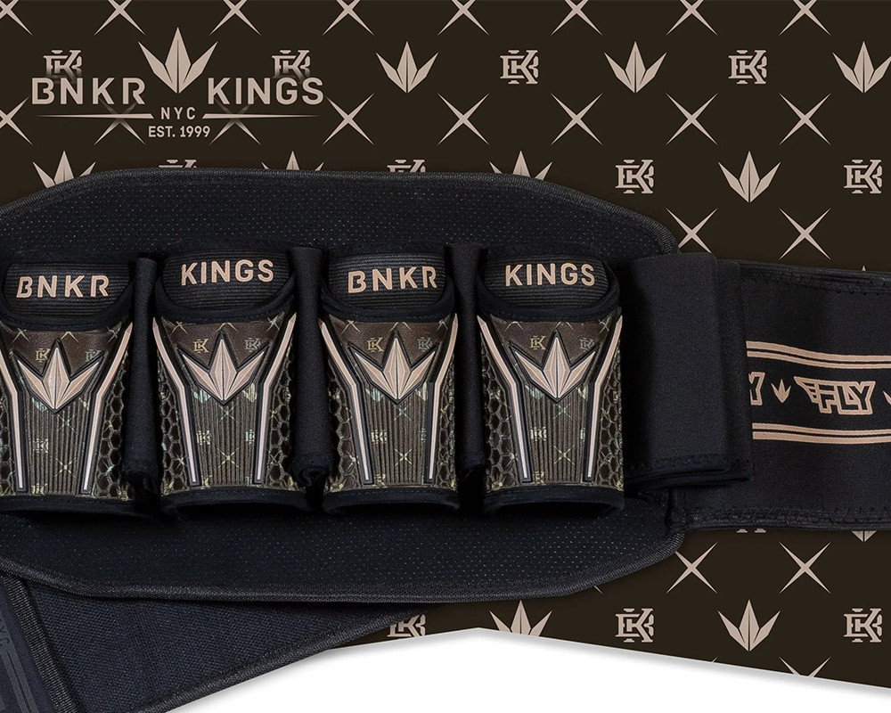 Bunkerkings Fly Pack Paintball Harness - 4+7 - Royal Chocolate
