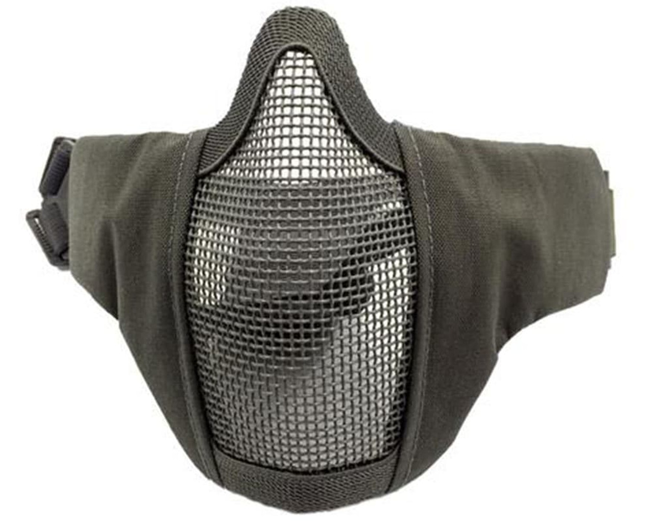 Bravo Airsoft Tactical V3 Strike Metal Mesh Face Mask Grey