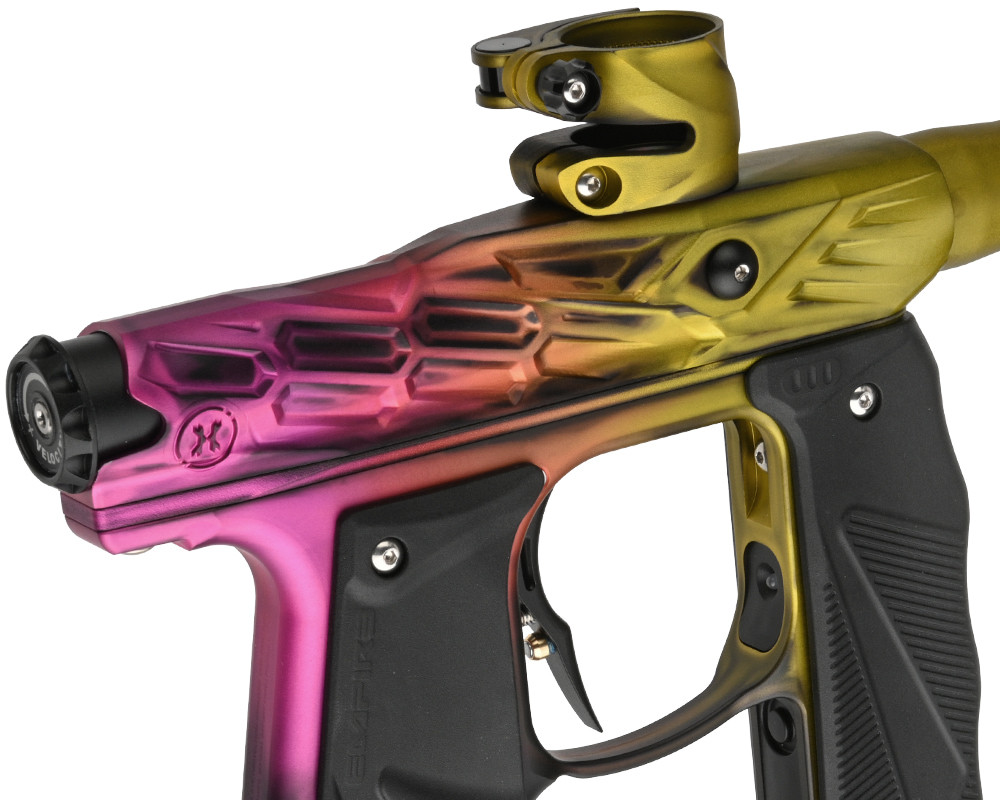 HK Army Hive Mini GS Paintball Gun - Dust Acid Yellow/Pink Fade