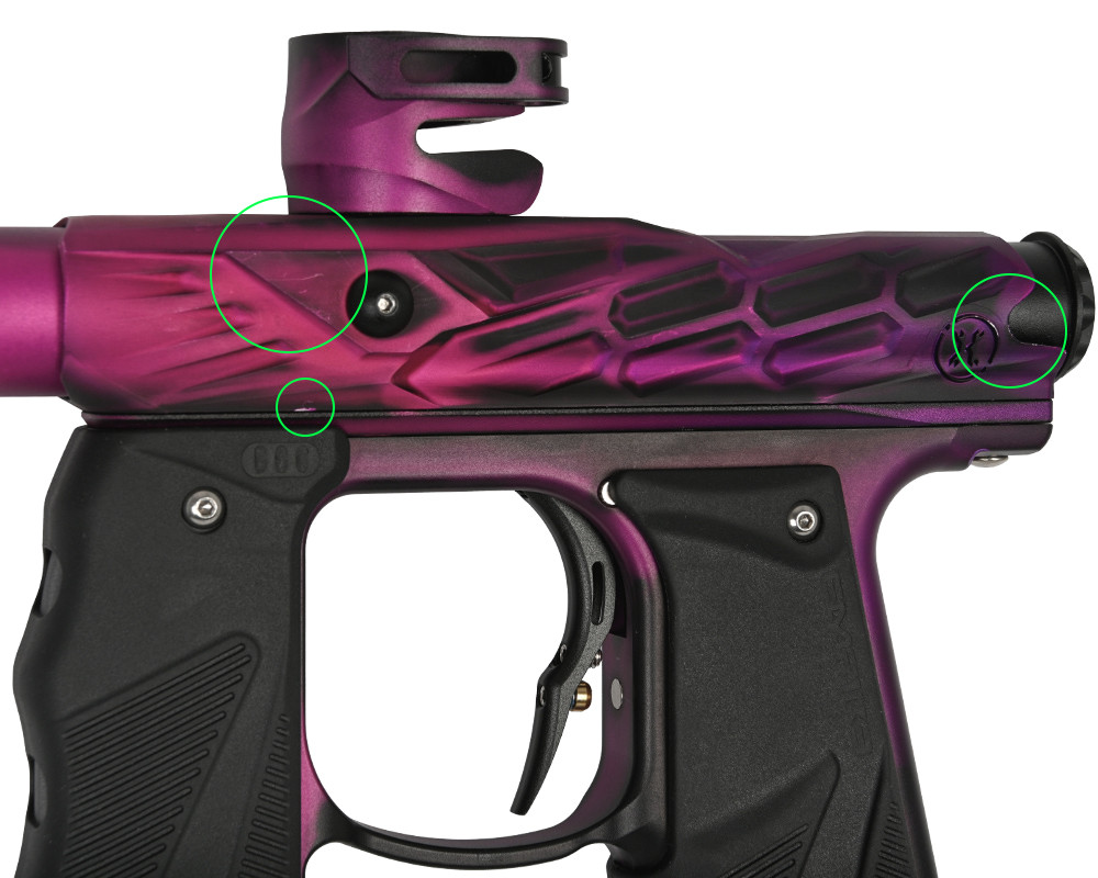 Blemished HK Army Hive Mini GS Paintball Gun - Dust Acid Pink/Purple Fade