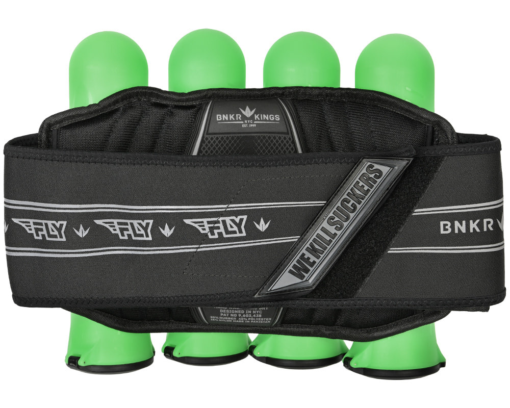 Bunkerkings Fly Pack Paintball Harness - 4+7 - Black Tentacles