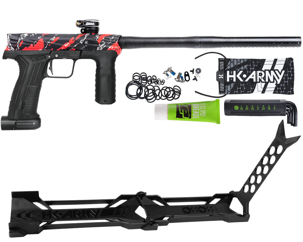 HK Army Etha 3 Mechanical Paintball Gun w/ Free Gun Stand - Fracture Red
