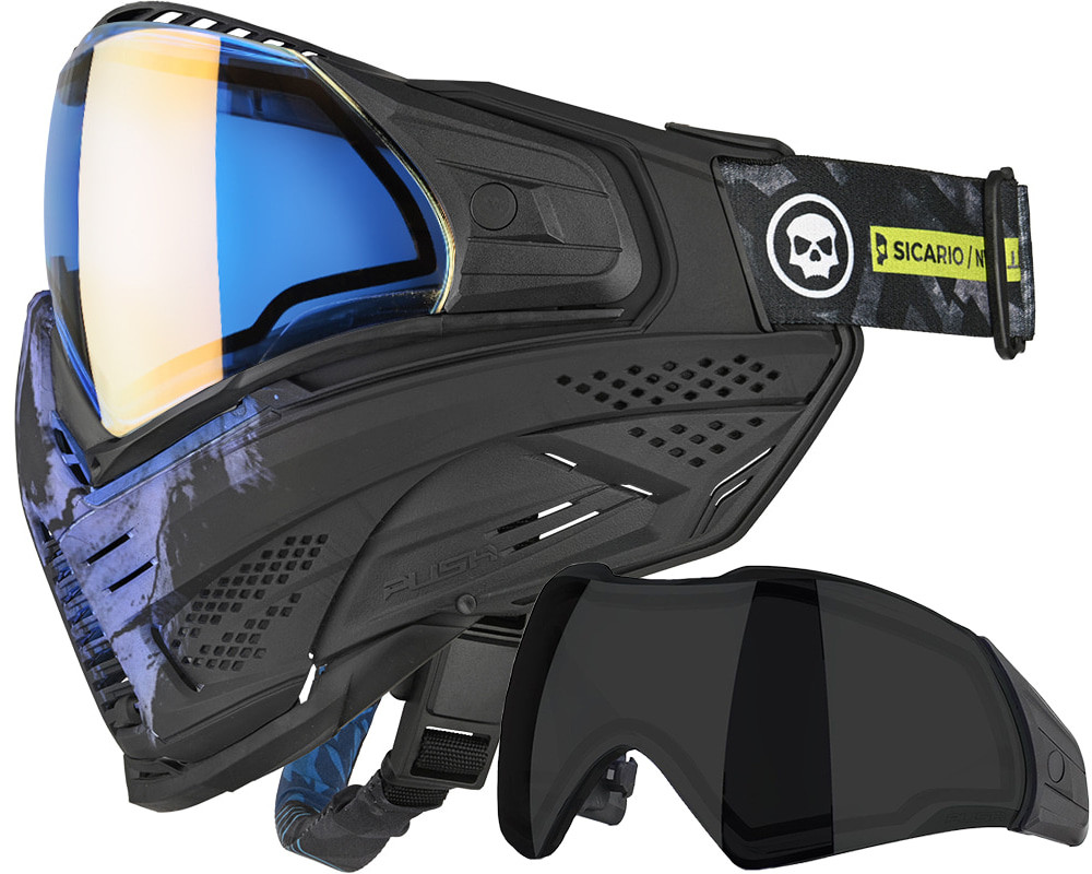 Push Unite XL Paintball Mask w/ Free Additional Smoke Lens - Infamous ...