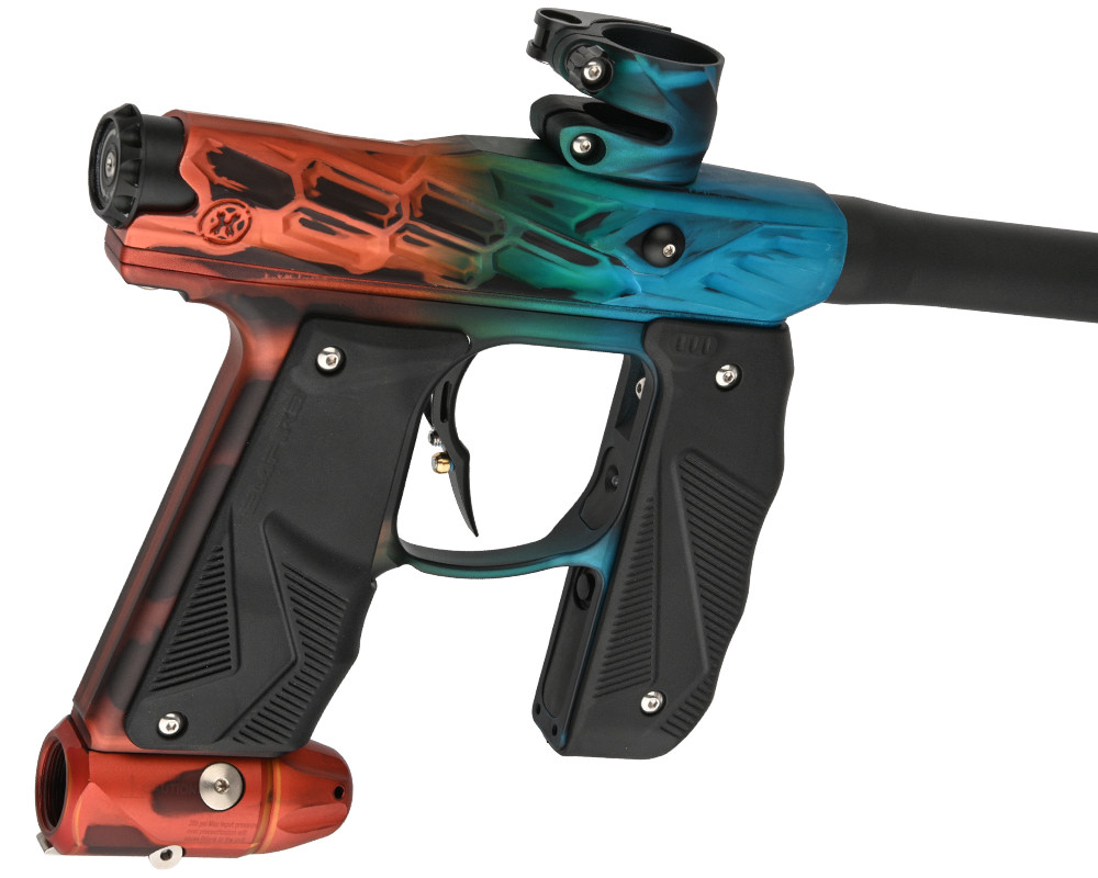 HK Army Hive Mini GS Paintball Gun - Dust Acid Teal/Orange Fade