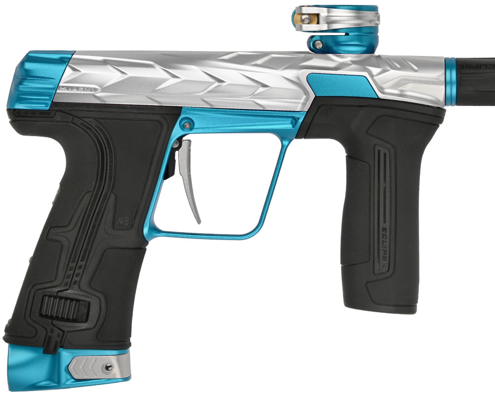 HK Army Fossil Eclipse CS3 Paintball Gun - Silver/Teal