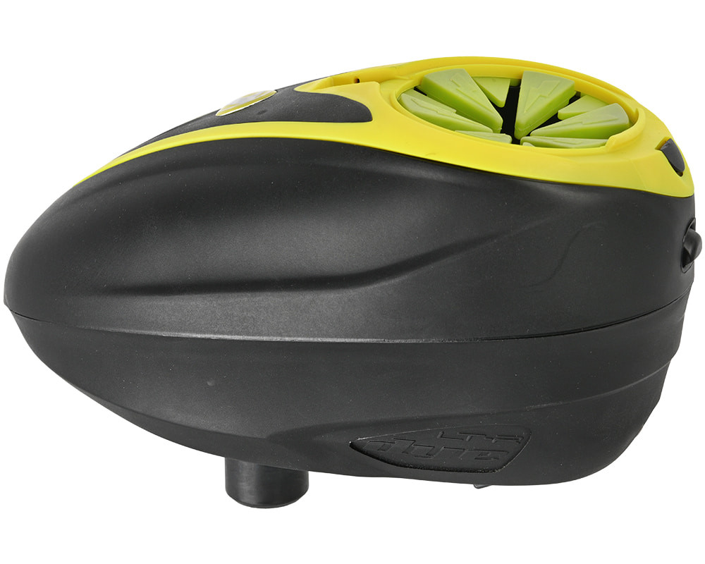 Dye LTR Paintball Loader With FREE Speed Feed Lid - Black/Yellow (ZYX-3400)
