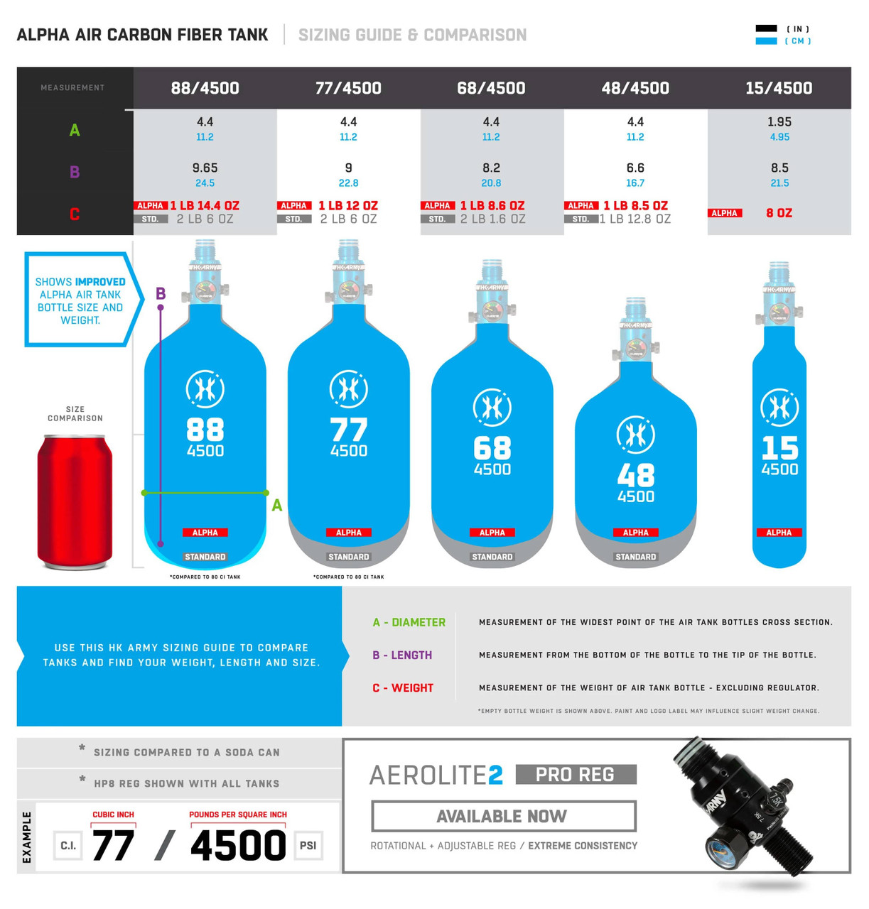 HK Army Alpha Air Tank w/ Alpha Air Regulator - Air HK Army Alpha Air Tank w/ Alpha Air Regulator - Air