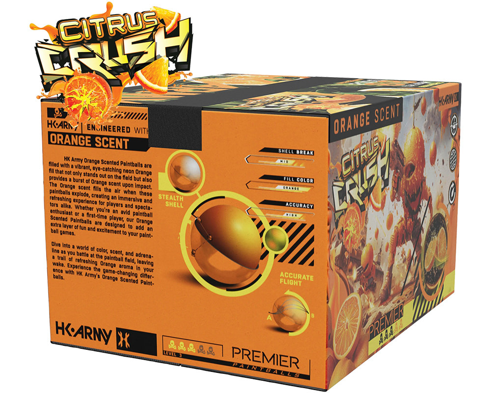 HK Army Citrus Crush Paintball Bundle (3 Cases - 6,000 Rounds Total ...