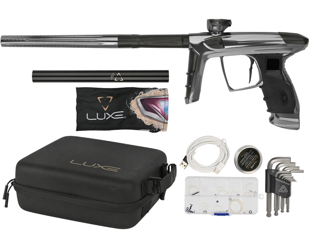 DLX Luxe IDOL Paintball Gun - Polished Grey/Dust Black