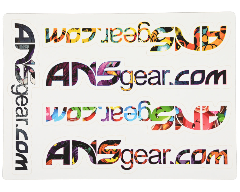 ANSgear.com Logo Sticker Sheet - Halloween