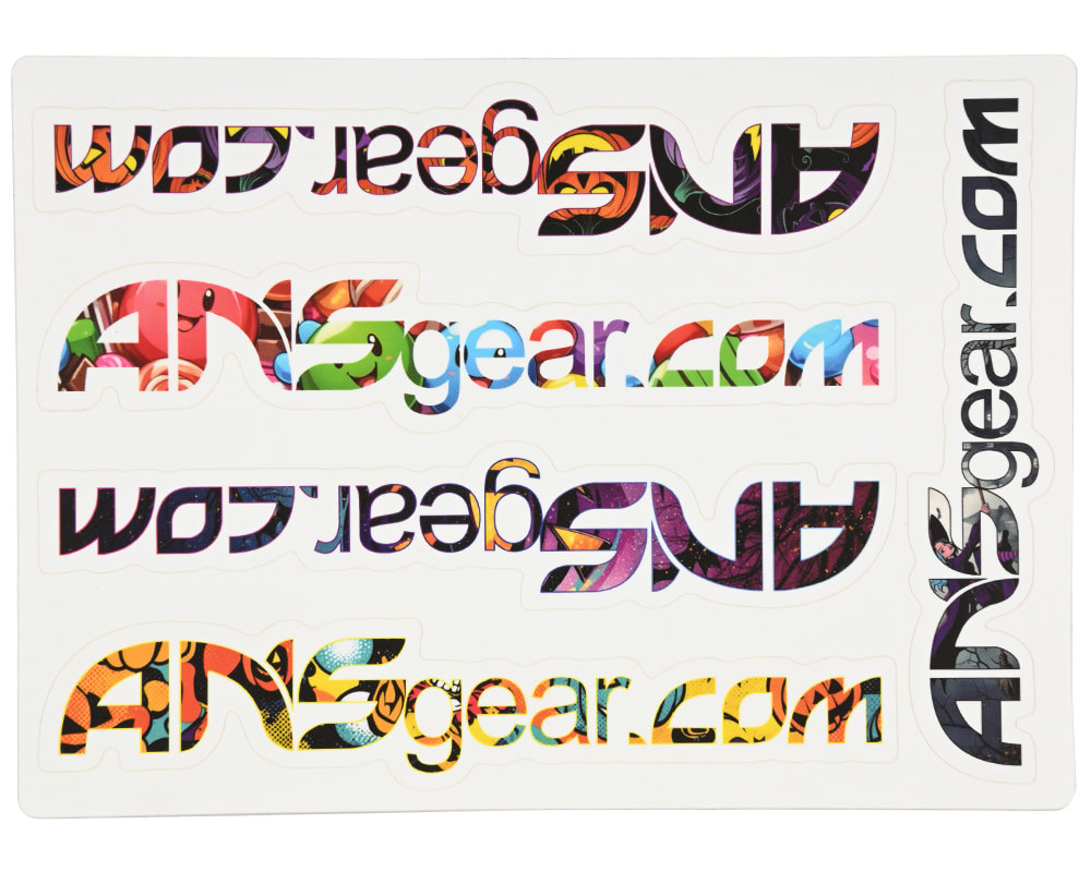ANSgear.com Logo Sticker Sheet - Halloween