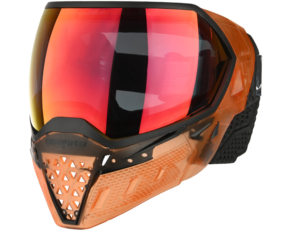 Empire EVS Paintball Mask w/ 1 Lens - Crystal Sunburst Orange