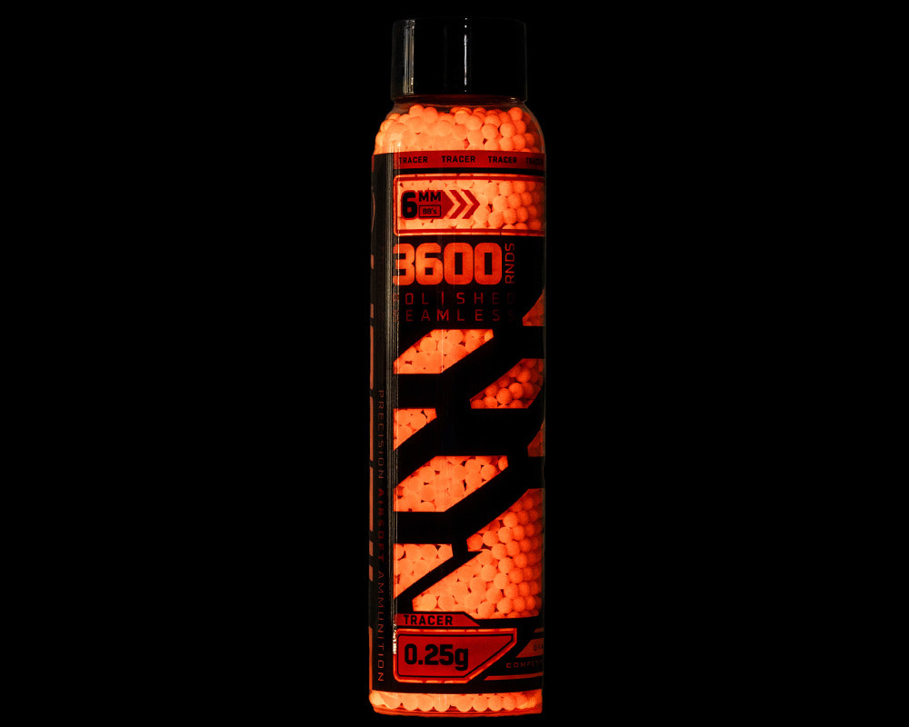 HK Army Hostile Tracer Airsoft BB's - .25g - 3600ct - Red