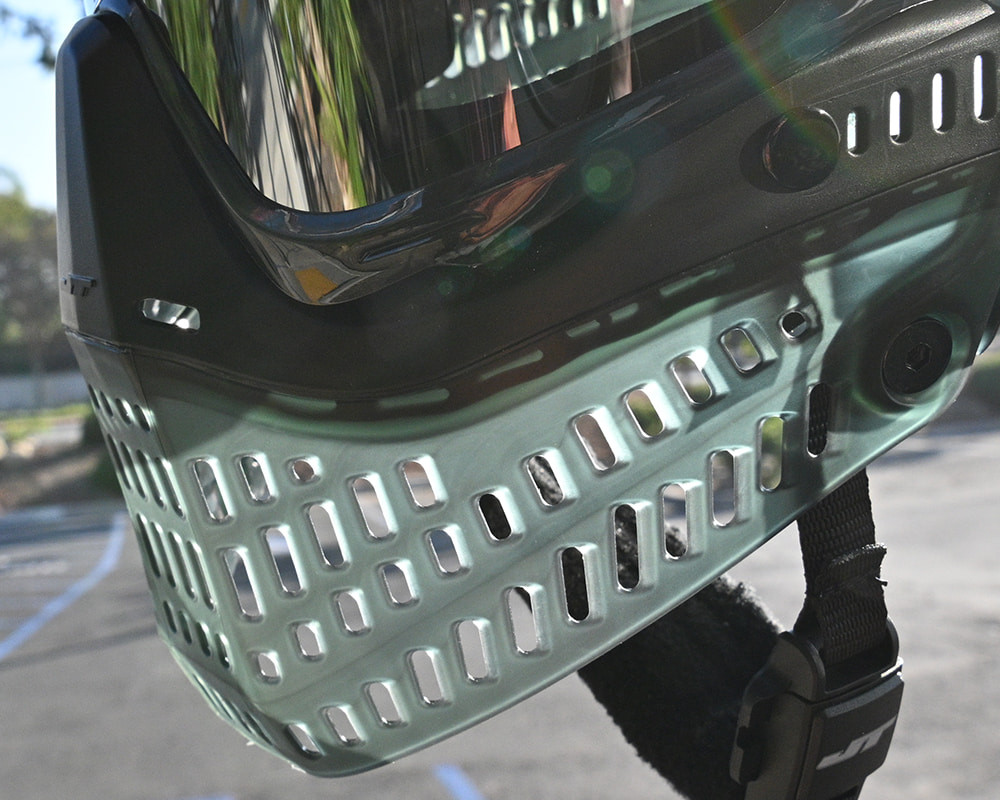 JT ProFlex Paintball Mask - Ice Series Smoke w/ Prizm Chrome Lens
